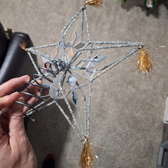 Free People | Holiday | Free People Mirrored Star Tree Topper In Box ...